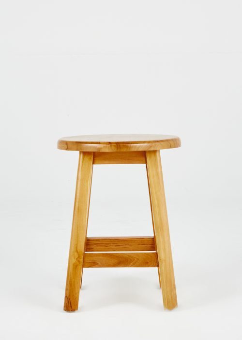 Chunky Wood Stool - Casa Noosa