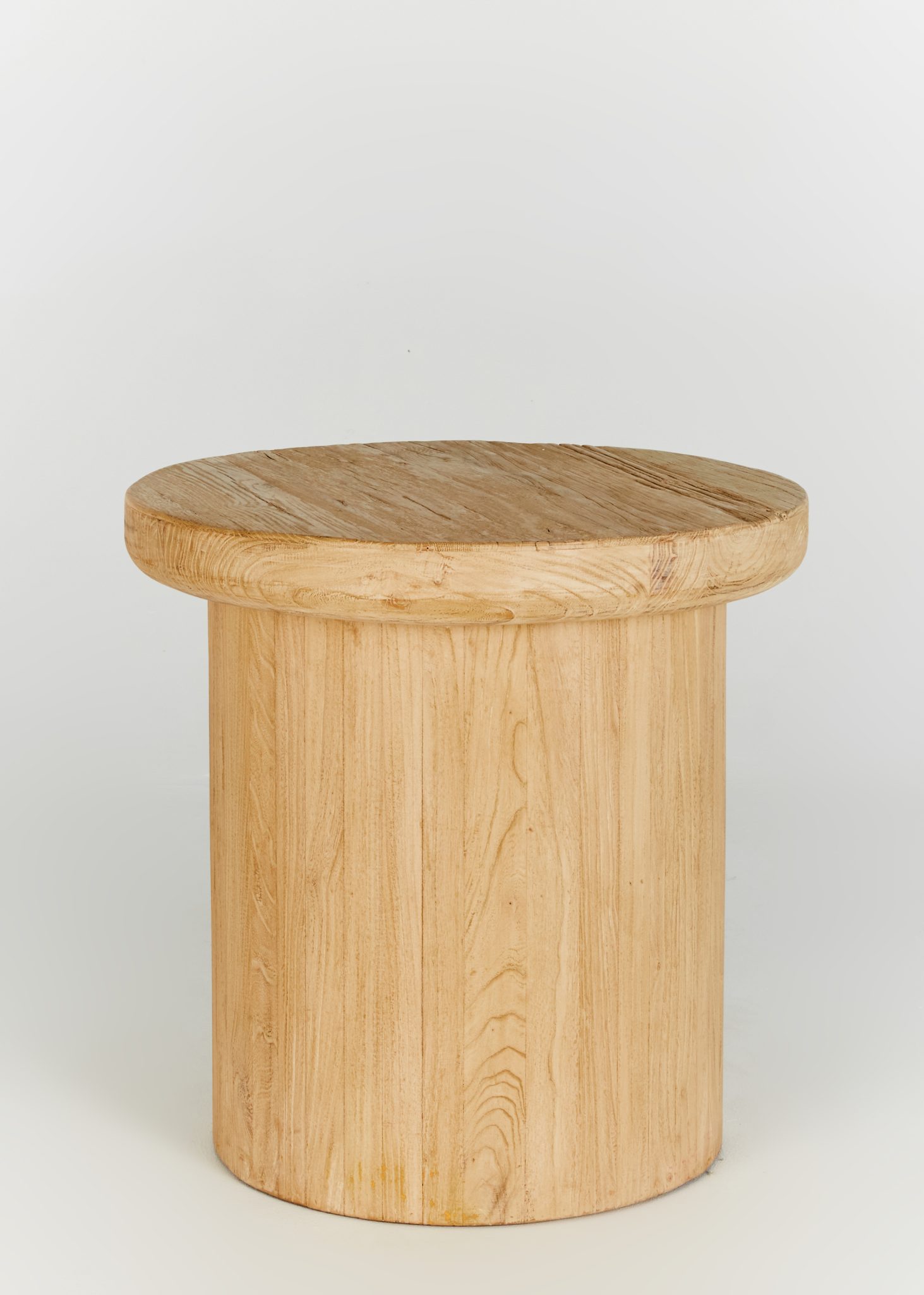 Chunky Wood Stool - Casa Noosa