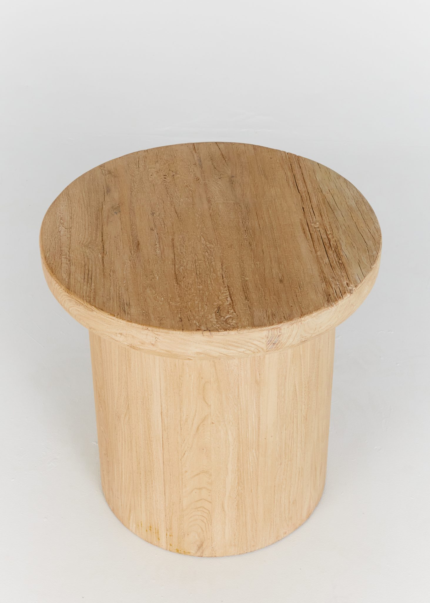 Chunky Wood Stool - Casa Noosa